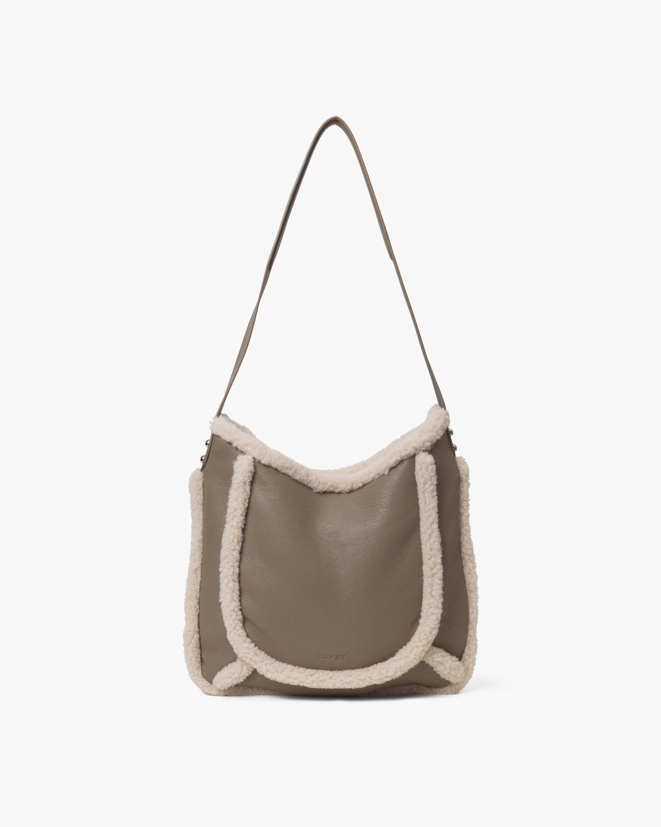 Medium Faux Shearling Crossbody Shoulder Bag – DAY ET DK