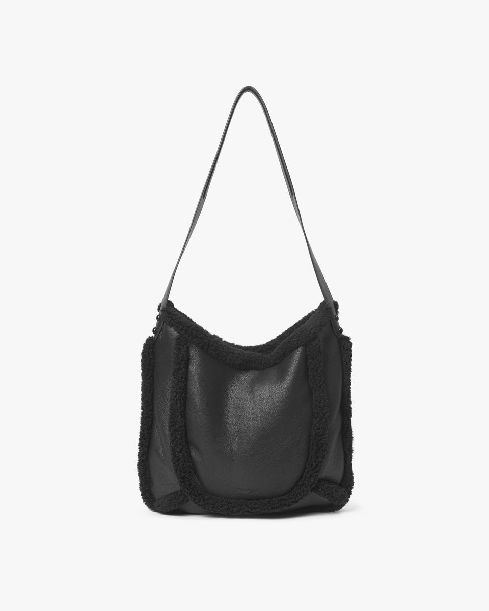 Medium Faux Shearling Crossbody Shoulder Bag – DAY ET DK